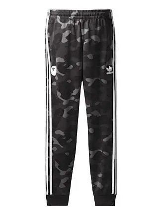 A BATHING APE X Adidas Adicolor Track Pants - Cinder