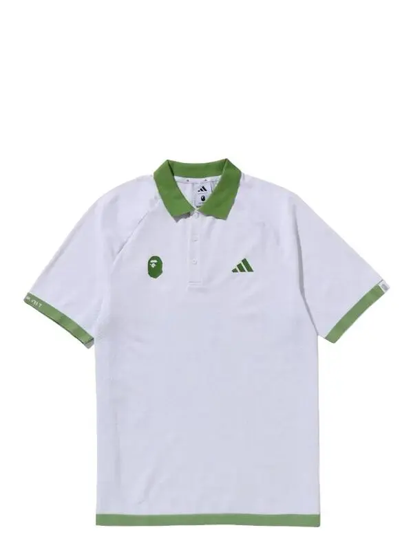 A BATHING APE X Adidas Golf Polo Shirt - White