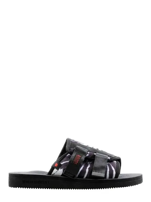 Suicoke Kawcab Nice Kicks Slides - Black/white/red
