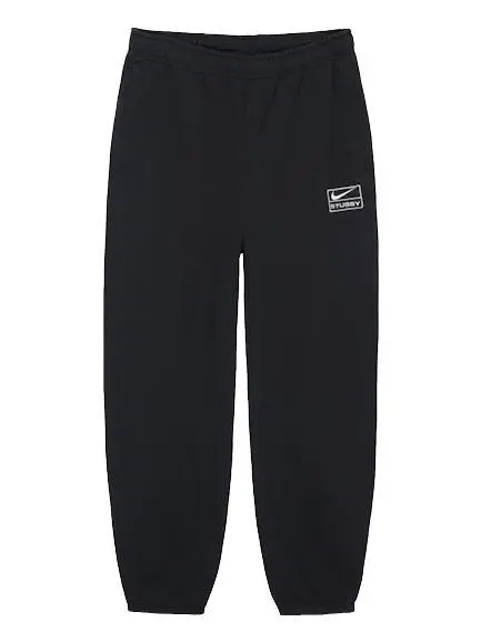 Nike X Stussy Stone Washed Fleece Sweatpants - Black