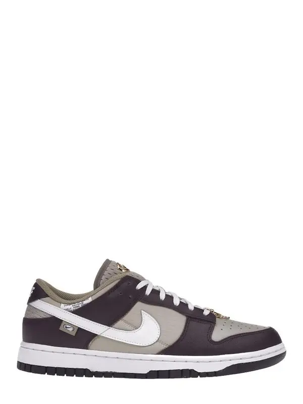 Nike Dunk Low Sneakers - Brown Basalt/white/metallic