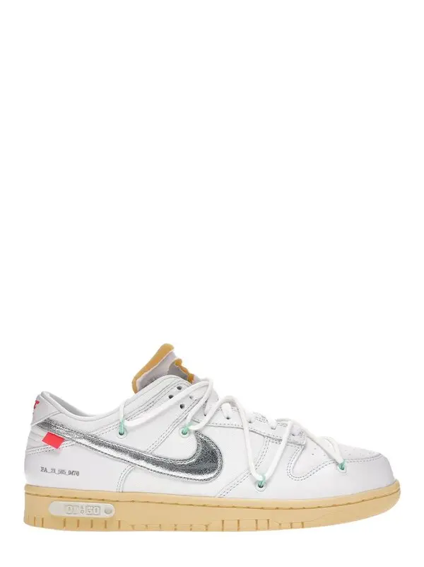 Nike Dunk Low Off Lot 1 - White/metallic Silver/butter
