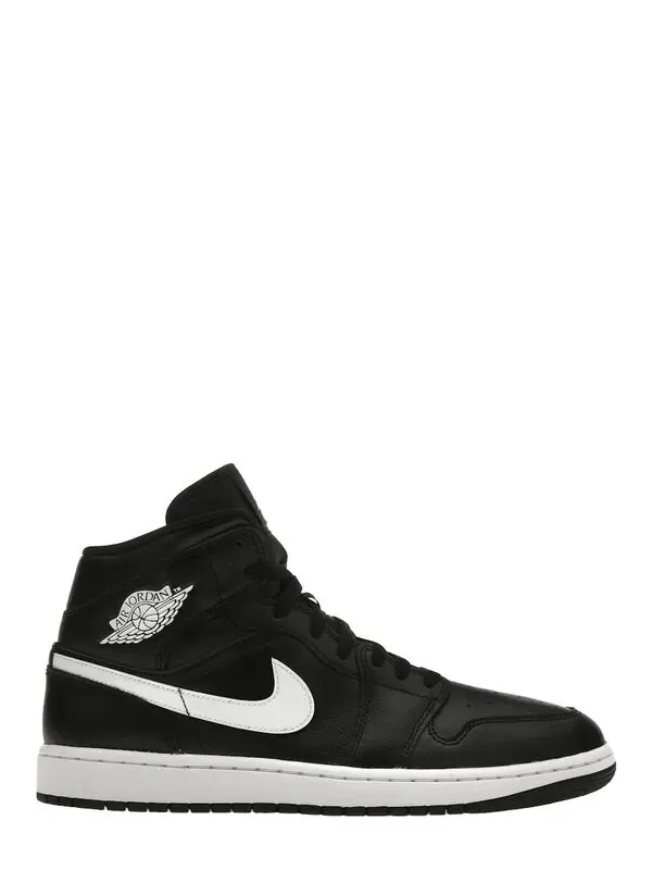 JORDAN 1 Mid - Black/white
