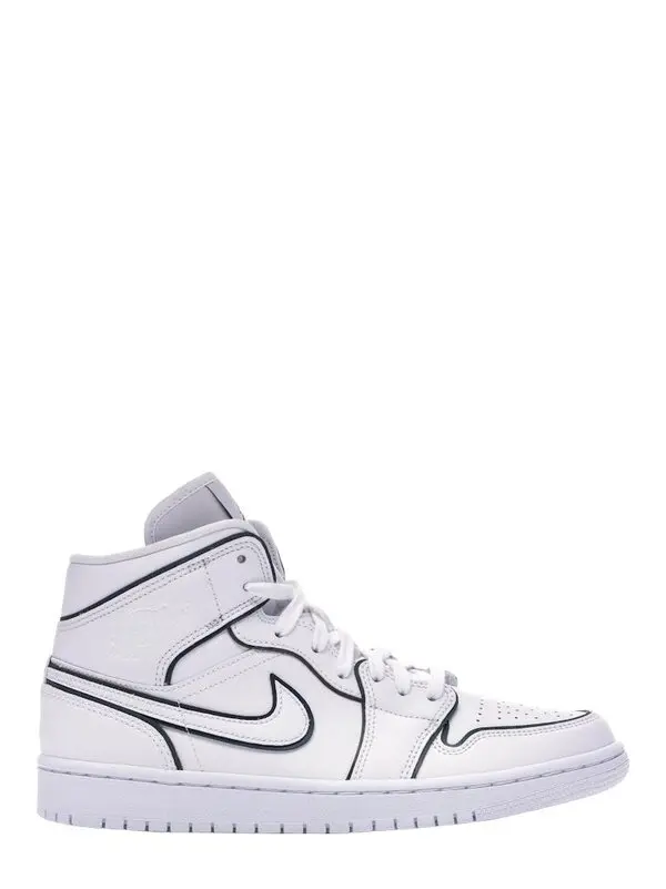 JORDAN 1 Mid Iridescent Reflective Sneakers - White