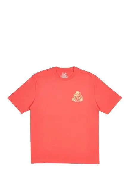PALACE K Head T-shirt - Light Red