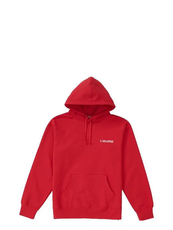 Supreme 1800 Hooded Sweatshirt - Red