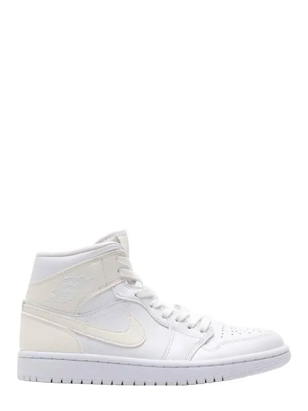 JORDAN 1 Mid Ivory Sneakers - White