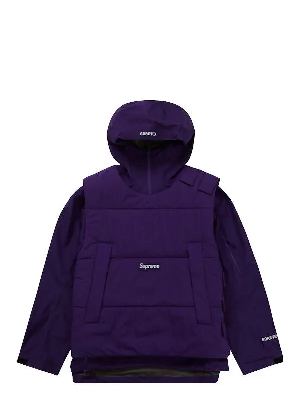 Supreme 2in1 Goretex Shell Windstopper Vest - Purple