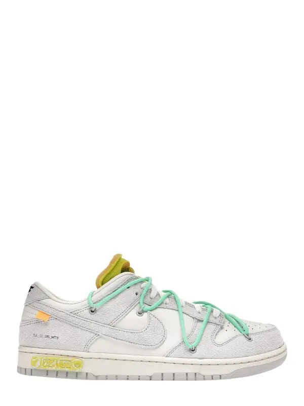 Nike Dunk Low Off White Lot - Sail/neutral Grey/electro Green