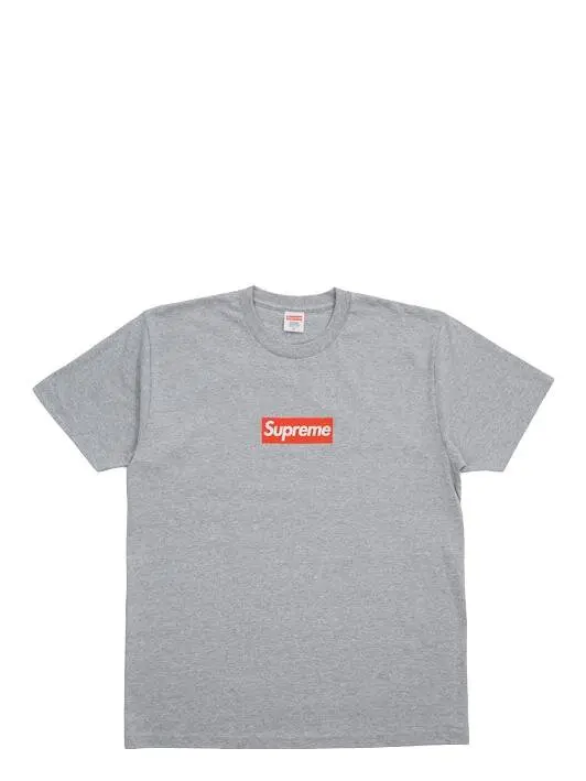 Supreme 20th Anniversary Box Logo Tee Shirt - Grey