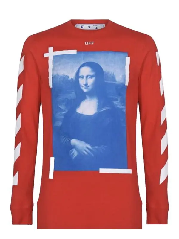 Off-White Mona Lisa Longsleeve T-shirt - Red