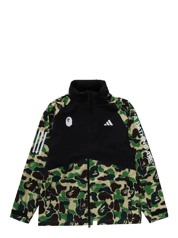 A BATHING APE X Adidas Golf Abc Camo Jacket - Black