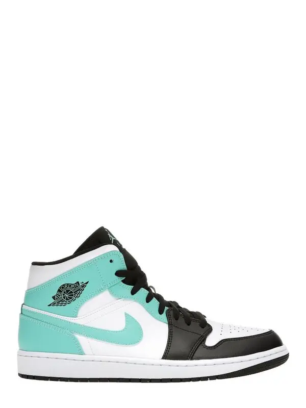 JORDAN 1 Mid Igloo - White/black/tropical Twist