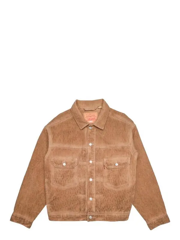 StÜssy X Levi's Dyed Jacquard Jacket - Brown