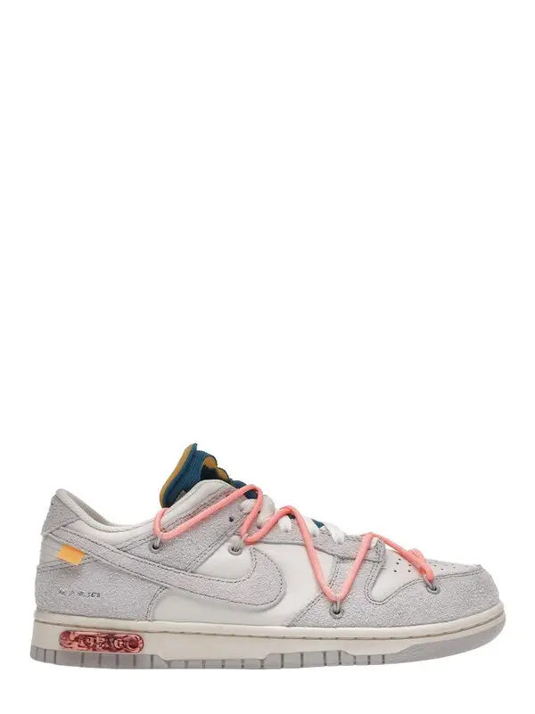 Nike Dunk Low Offwhite Lot 19 Sneakers - Sail/neutral Grey/orange Pulse