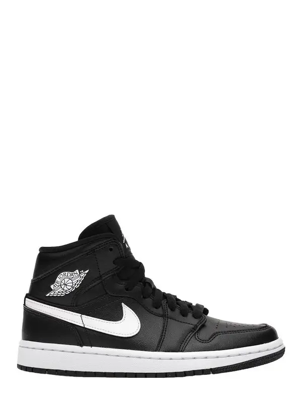 JORDAN 1 Mid Sneakers - Black/white