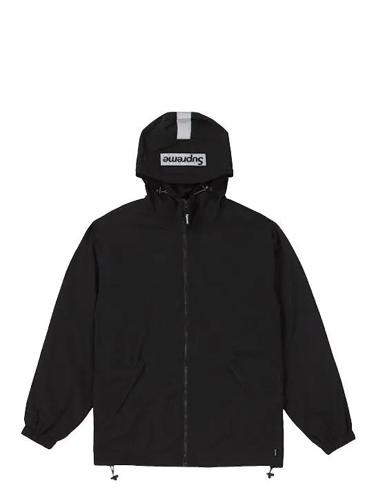 Supreme 2 Tone Zip Up Jacket - Black