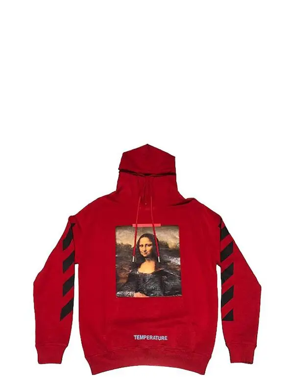 Off-White Mona Lisa Temperature Hoodie - Red
