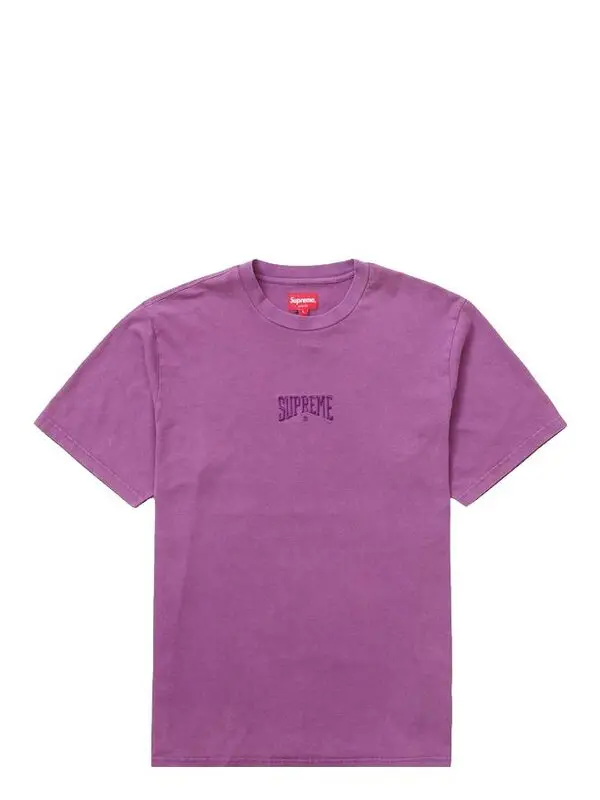 Supreme Acid Wash Short Sleeve Top - Plum