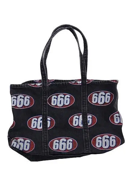 Supreme 666 Denim Tote - Black