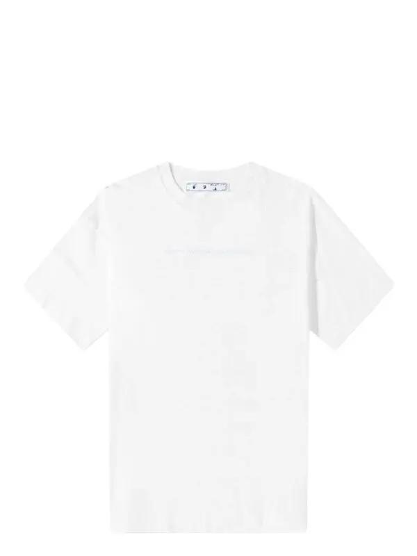 Off-White Marker Oversized Skate T-shirt - White Blue