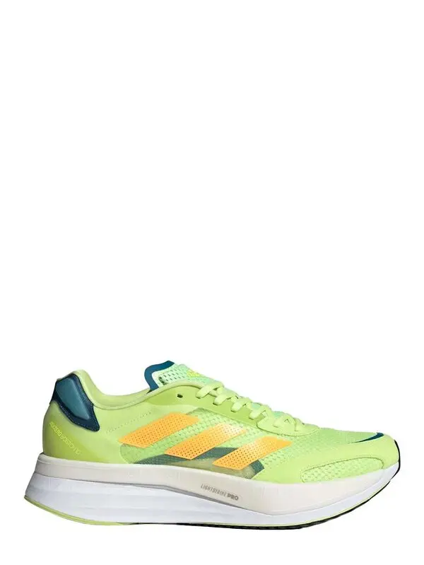Adidas Adizero Boston Athletic Sneakers - Pulse Lime/flash Orange/real Teal