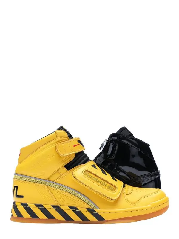 REEBOK Alien Stomper Mid "final Scene" Pack - Retro Yellow/black/gum