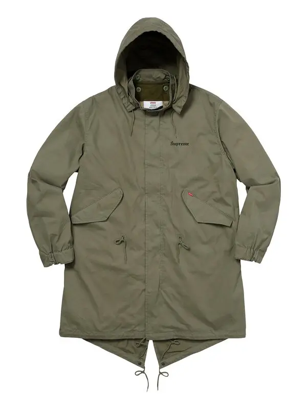 Supreme Akira Fishtail Parka Jacket - Olive