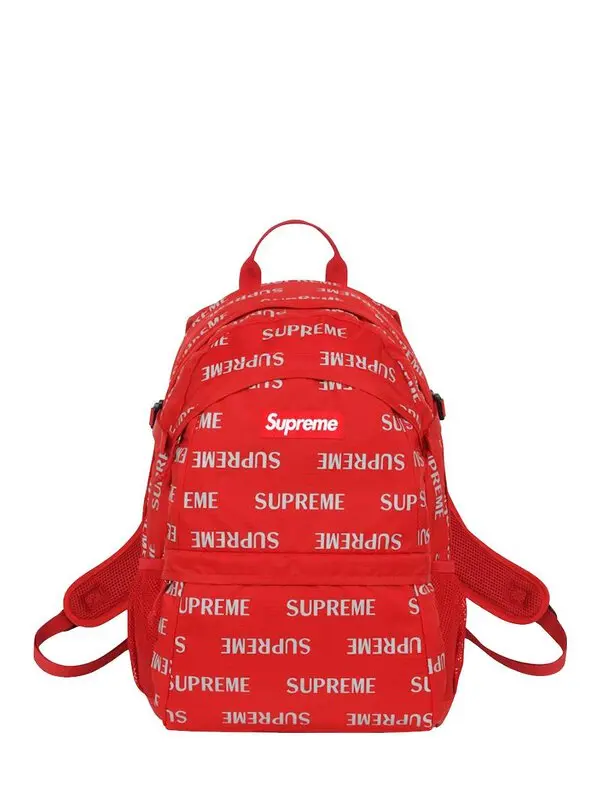 Supreme 3m Reflective Repeat Backpack - Red