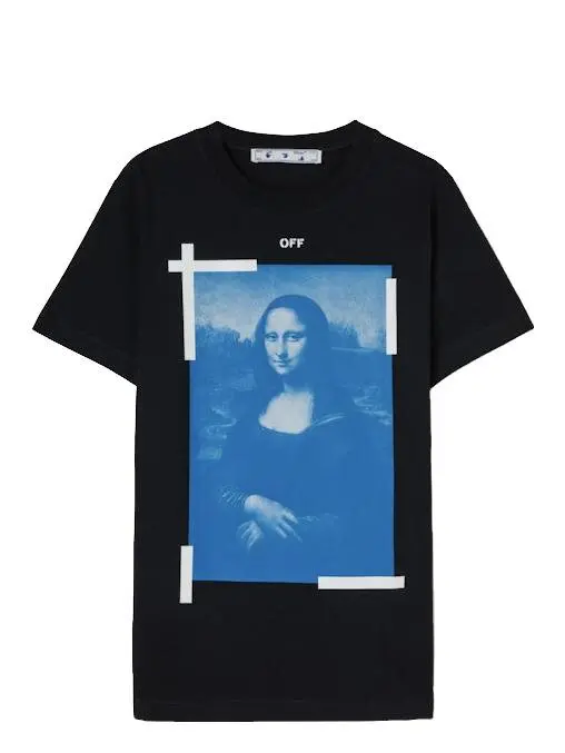 Off-White Mona Lisa Slim Fit T-shirt - Black