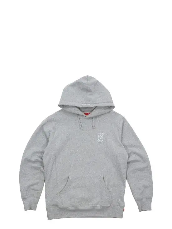 Supreme 3m Reflective S Logo Hooded Sweatshirt - Heather Grey