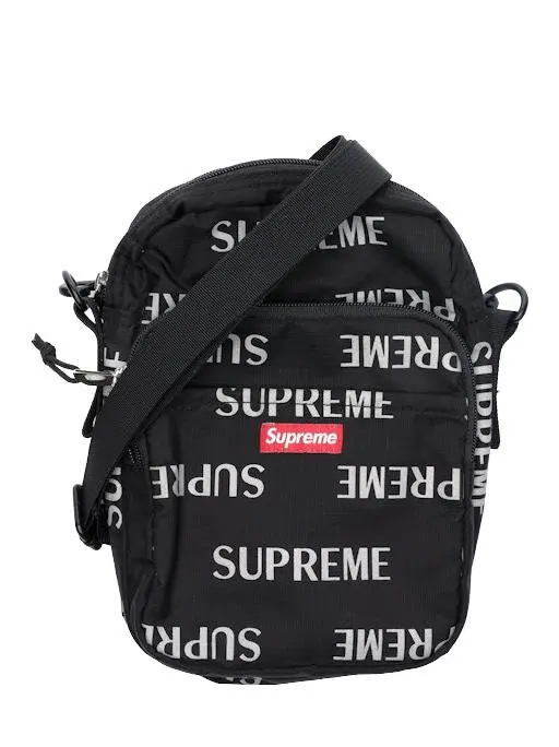 Supreme 3m Reflective Shoulder Bag - Black