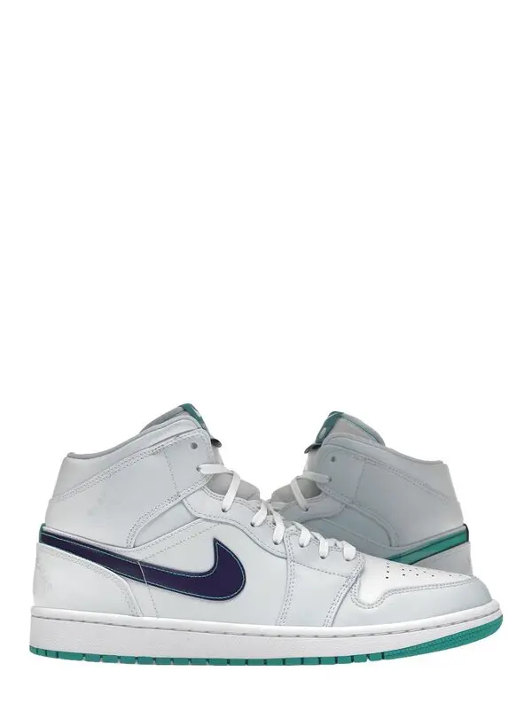 JORDAN 1 Mid Pregame Pack Mindfulness - White/green/purple