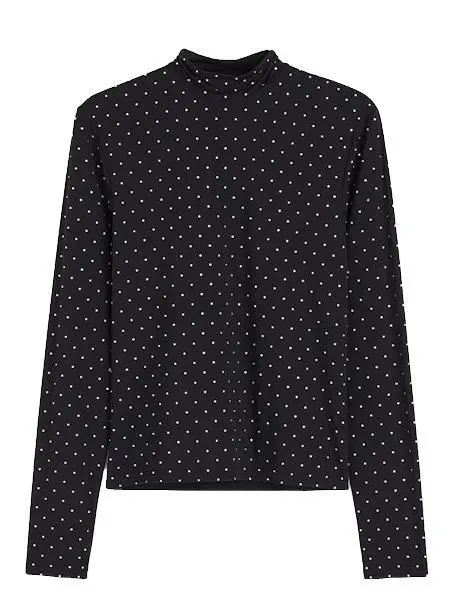 Rabanne H&m Embellished Jersey Shirt - Black