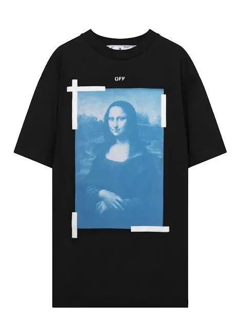 Off-White Mona Lisa Oversized T-shirt - Black