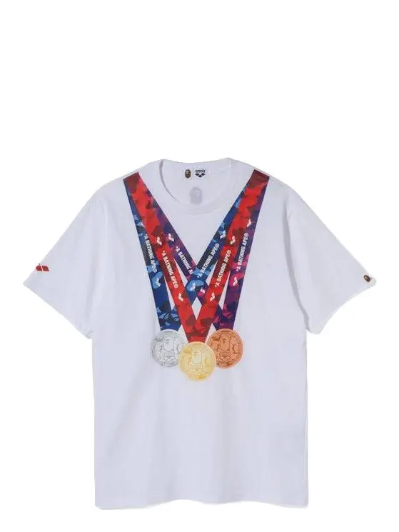 A BATHING APE X Arena Medal Tee Shirt - White