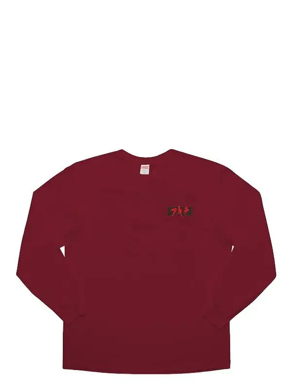 Supreme Akira Neotokyo Long Sleeve Tee Shirt - Cardinal