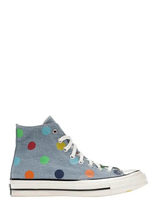 CONVERSE Chuck Taylor All Star 70 Hi Golf Wang Denim Polka Dots - Blue/egret/black
