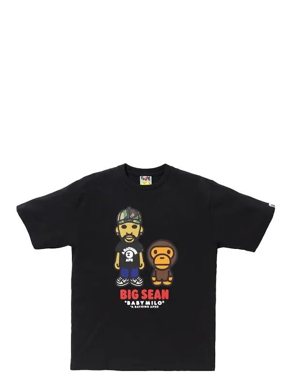 A BATHING APE X Big Sean Baby Milo Tee Shirt - Black
