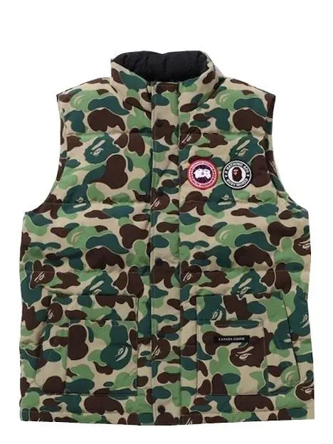 BAPE X Canada Goose Freestyle Vest - Green