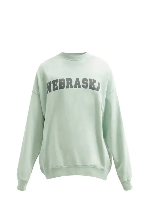 Raf Simons Archive Redux Aw02 Nebraska Print Sweatshirt - Green