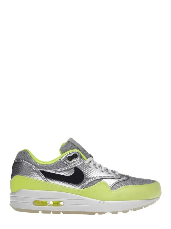 Nike Air Max 1 Fb Sneakers - Metallic Silver/black Volt
