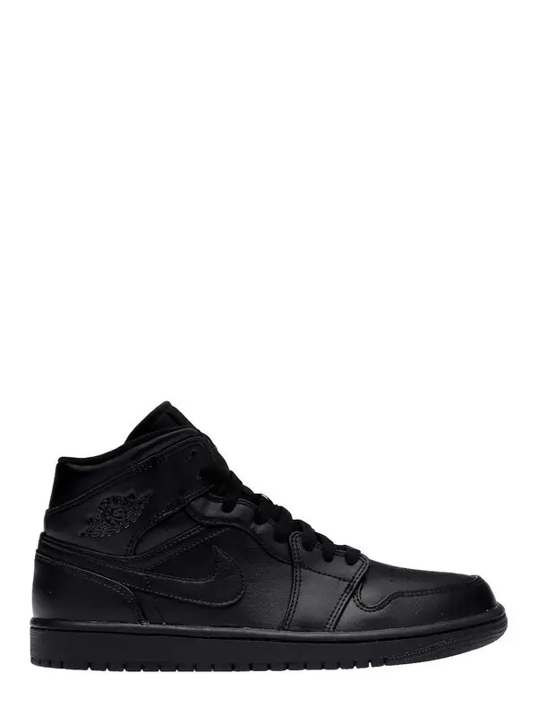 JORDAN 1 Mid Triple Sneakers - Black