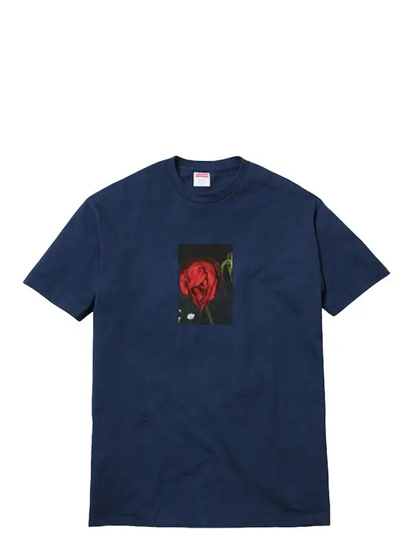 Supreme Akari Rose Tee Shirt - Navy Blue