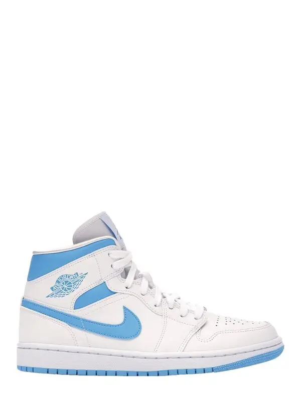 JORDAN 1 Mid Unc - White/dark Powder Blue