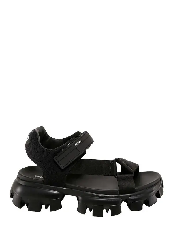 Prada Cloudbust Thunder Sandal - Black