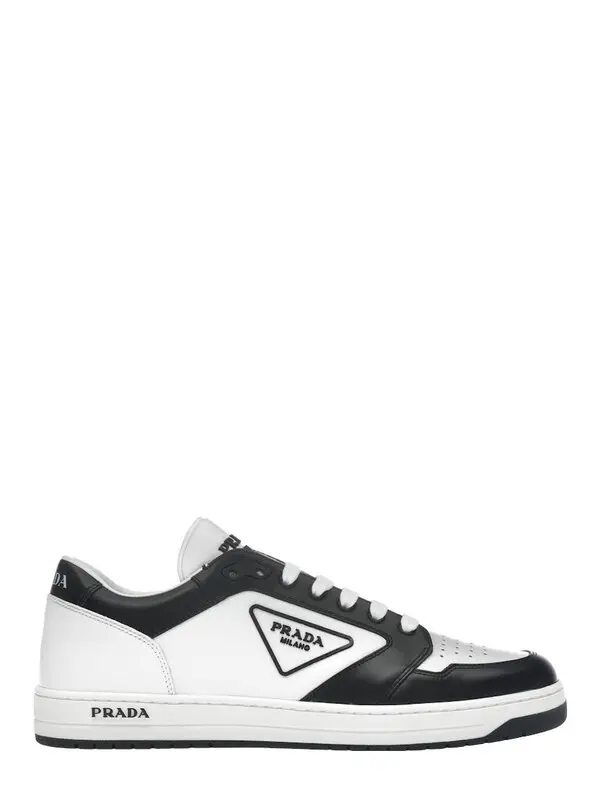 Prada District Leather Sneakers - White/black