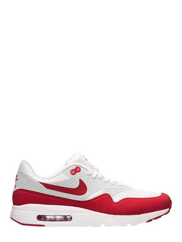 Nike Air Max 1 Ultra Essential Sneakers - White/varsity Red/neutral Grey