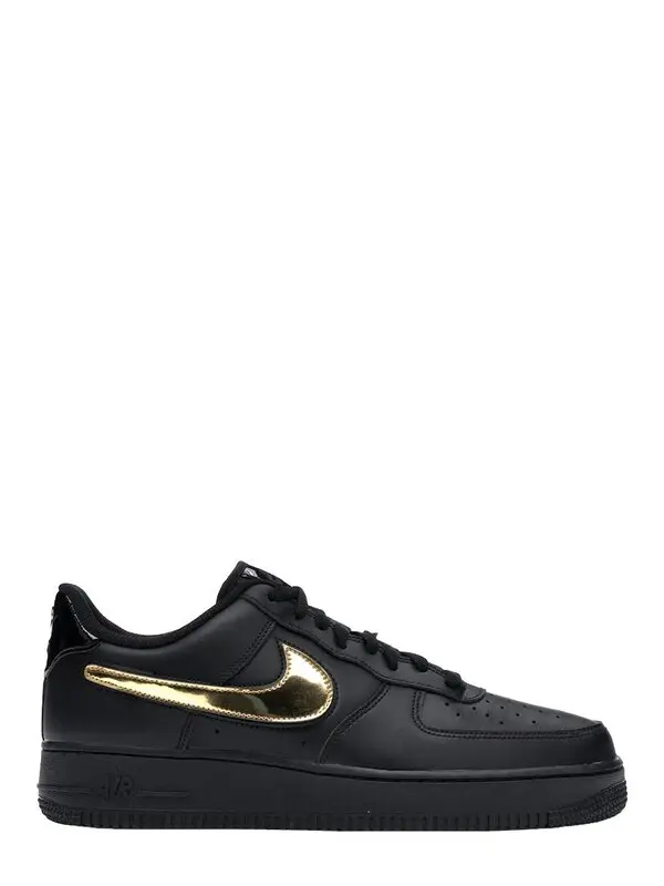 Nike Air Force 1 Removable Swoosh Pack - Black/metallic Gold