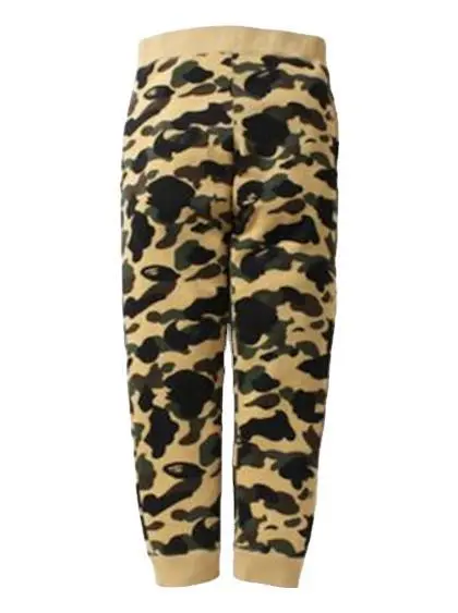 A BATHING APE 1st Camo Slim Sweat Pants - Yellow